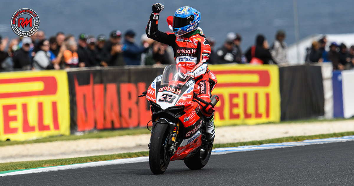 Marco Melandri vince in Gara 1 sul circuito di Phillip Island