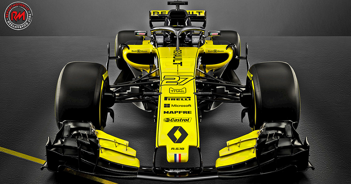 Renault Sport Formula One Team svela la sua monoposto 2018