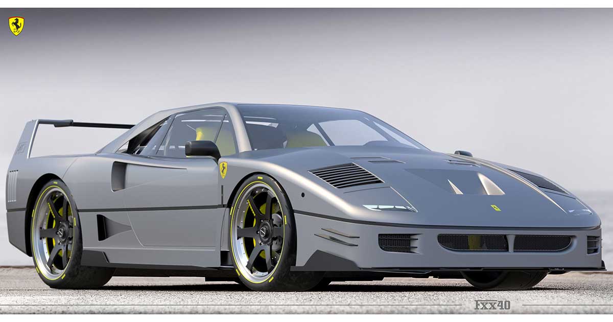 Ferrari FXX40 una F40 al passo con i tempi! - ReportMotori.it