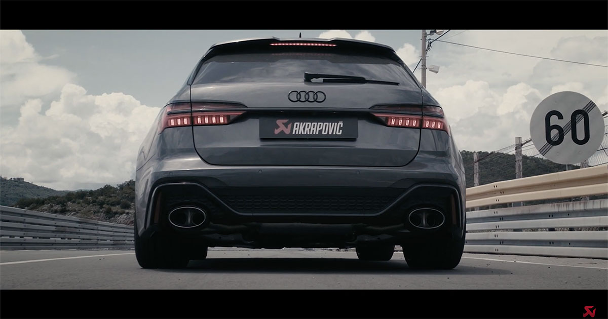 Akrapovic Evolution Line Audi RS6 Avant 2021 - ReportMotori.it