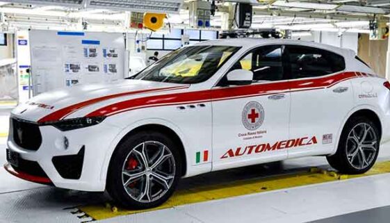 Maserati Levante Croce Rossa - Automedica - ReportMotori.it