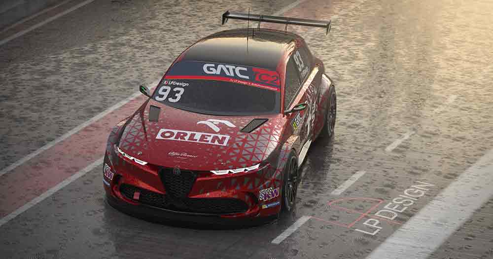 Alfa Romeo Tonale Competizione - Un render LP Design - ReportMotori.it