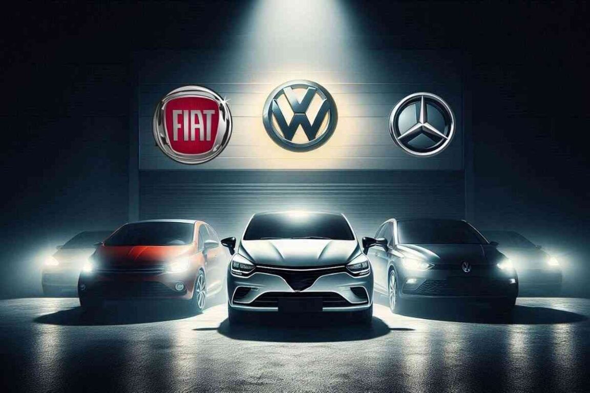 FIAT, Mercedes e Volkswagen prese in contropiede: il marchio europeo ...
