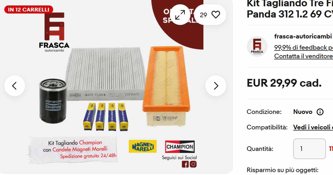 Tagliando auto, ora bastano meno di 30 euro per risolvere tutto: i ...